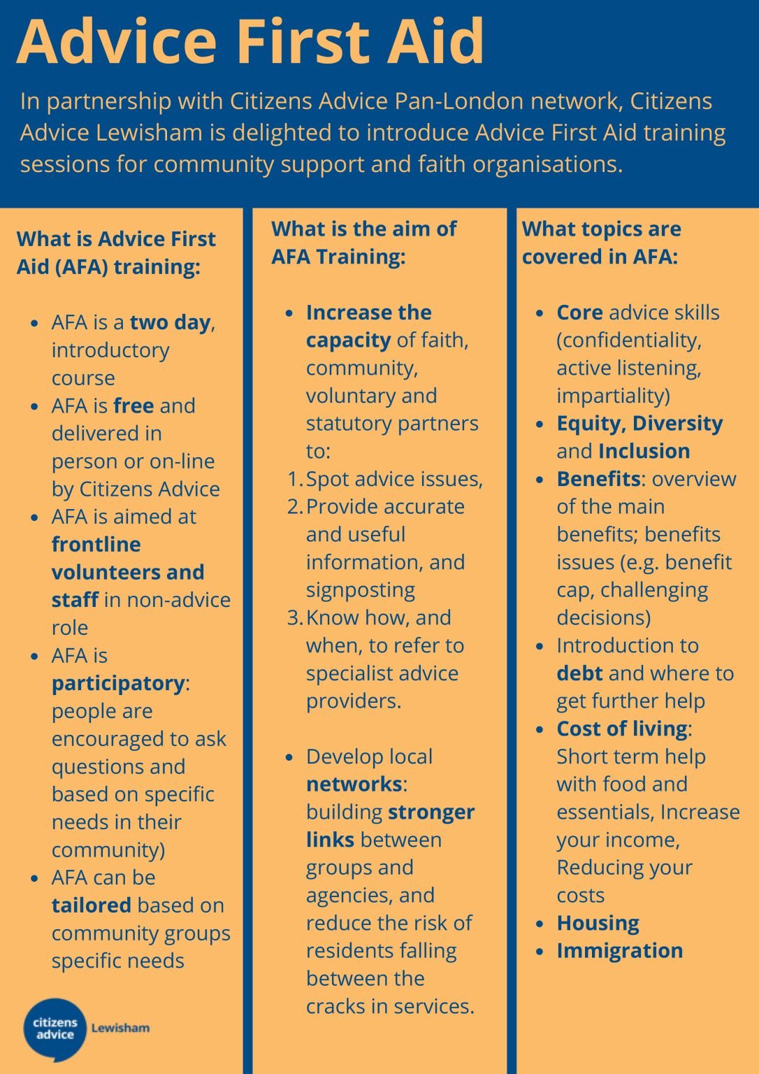Events - Citizens Advice Lewisham